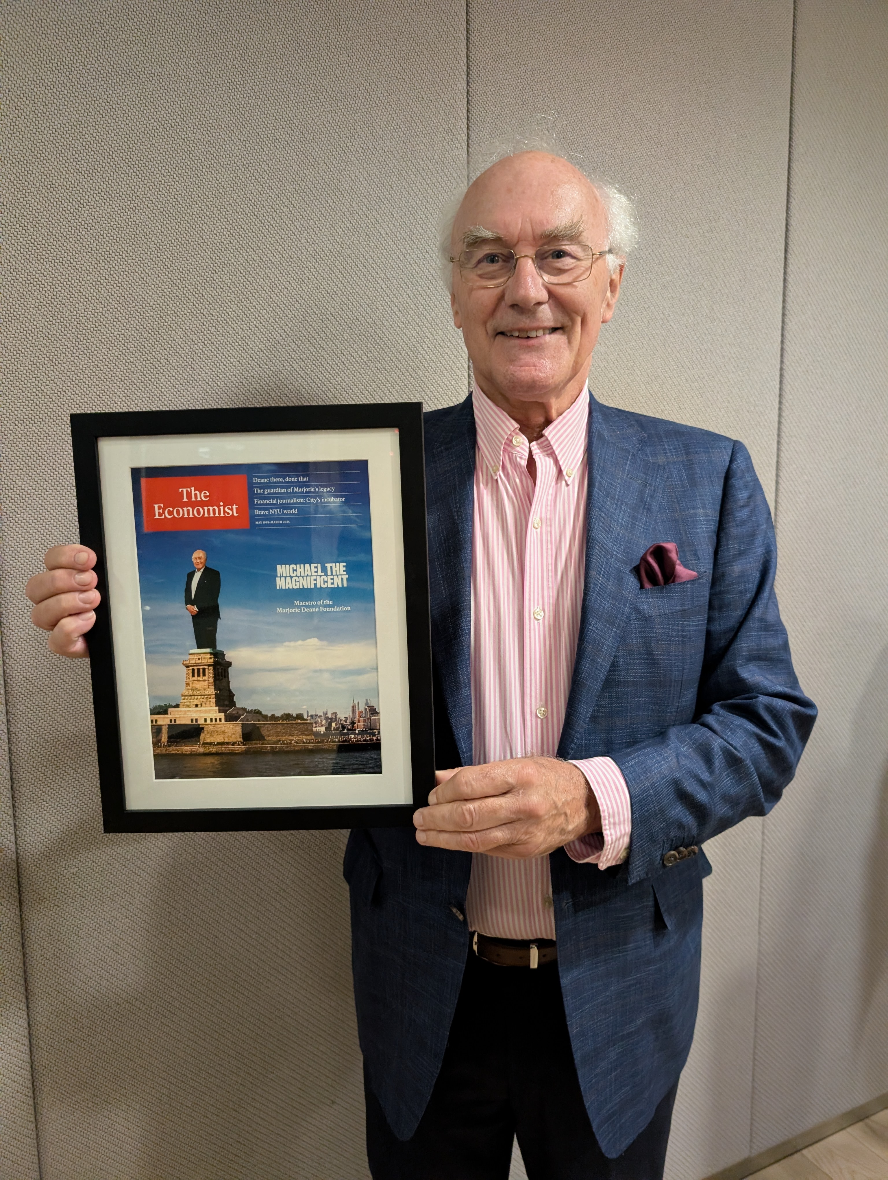 Celebrating the service of Michael Cronk as a trustee of the Marjorie Deane Foundation ...